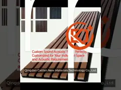 Moderni pannelli di assorbimento del suono in 3D a fibra di legno massiccio di media densità per pareti e soffitti, pannelli di assorbimento del suono di grandi dimensioni, utilizzati per pannelli di assorbimento del suono per appartamenti