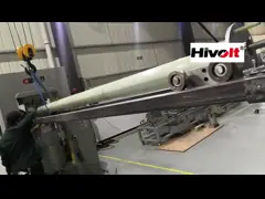 Gomma di silicone 10kV-550kV Alta tensione impulso di fulmine Resistere alla tensione 110kV-1880KV per la trasmissione di energia