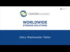 Dimensioni personalizzate Serbatoio di stoccaggio industriale per il trattamento dell'acqua industriale Eccellente resistenza alla corrosione