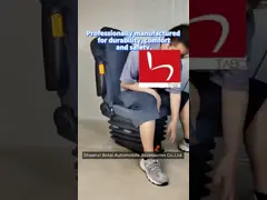 customizable air suspension truck seats leather air ride driver seat