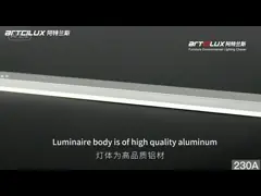 Cabinet Lights A230A Silver Aluminum Lighting for Bedroom with Easy Installation and CCT 3000-4000-6000K