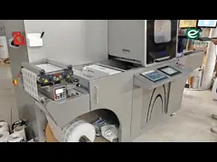 Macchina di stampaggio e finitura della lamina per il miglioramento dell'etichetta digitale