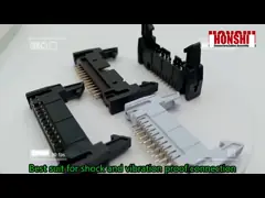 2.54mm Conector de cabeçalho de caixa reta 12 pin IDC cabeçalho de caixa 2x6p