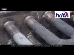 carbon steel titanium spiral finned tube coil for boiler economizer