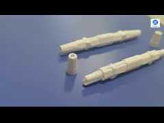 white ftth round fiber optic cable protector box for drop cable optic fiber fused