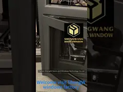 hotel villa aluminium glass hinged door aluminium bifold doors customized
