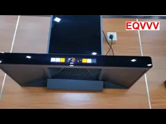 sleek led wall mounted t shaped chimney hood with touch control,model t-956c