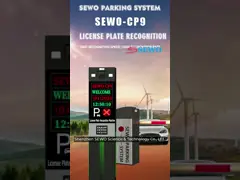 Sistema avanzato di parcheggio SEWO ALPR Riconoscimento targa della macchina con display pubblicitari LED