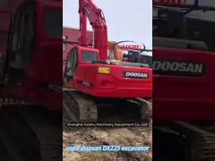original korea used doosan dx225 excavator 22 ton fuel efficiency