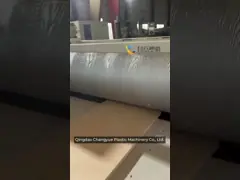 Struttura di spinta Macchina di incisione in cartone di schiuma in PVC con tipo di telaio resistente