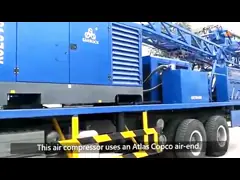 truck mounted water well drilling rig with mud pump deep 300m water well drill rig