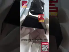 Tela in acciaio inossidabile Confine di taglio Specchio di metallo Negro Tela a forma di U