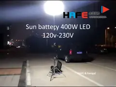 low voltage portable rechargeable led lights 12 / 48v dc 80 - 200w for outside events