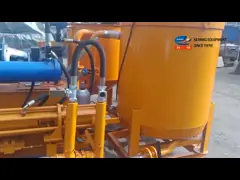 4-16mpa grout mixing plant grout unit full hydraulic drive for soil mixing