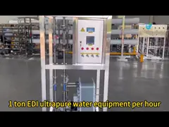 ultra pure water reverse osmosis system electrodeionization module ro purification treatment