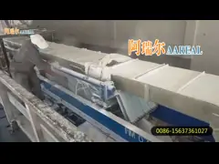 600 mm*8000 mm transportador vibratório excêntrico de folha de aço inoxidável para transporte de sal