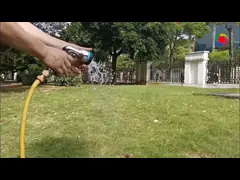 metal 8-model garden hose nozzle down pressure washer with front trigger control