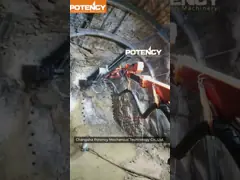 Diametro di perforazione 43 - 76 mm Perforazione robotica per roccia con sezione 2 × 2 - 5,6 × 4 m