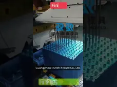 precision machine and fin die for producing heat exchanger coil fins
