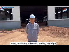 painted galvanized industrial steel building prefabricated steel structure warehouse