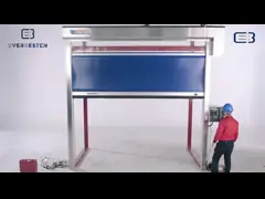 304 stainless steel / aluminum exterior high speed shutter door 8000mm*8000mm