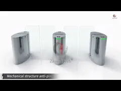 Porta deslizante de velocidade de vidro de meia altura com controle de acesso ao leitor de cartões