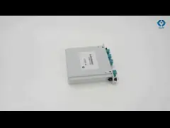 6 κανάλια Simplex CWDM MUX DEMUX LGX πλαστική στεγαστική οθόνη αμφίδρομη ίνα για τηλεπικοινωνίες 5G