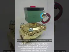 Corpo de alumínio ASCO 8040 válvula solenoide válvula de desligamento de gás 2 vias normalmente fechada