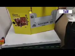 Caixas de cartão PDQ, Caixas de exibição PDQ para promoção de Chopboard
