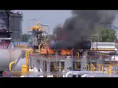 heavy-duty fire extinguishing robot with positive pressure smoke exhaust fan