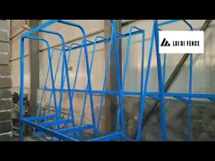 6 foot farm cattle crush fence cattle handling metal animal livestock fence panels