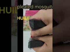 Malla plisada poliéster anti gris de la prenda impermeable de la red de mosquito del color para Windows