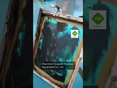 Pratica macchina per la pulizia con stencil polifunzionale completamente pneumatica