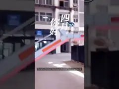90° Klappbarrierearm für automatische Boombarriere mit LED