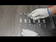 5 degree framed flat roof solar mounting system commercial ballasted roof mount solar racking