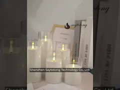 pillar led candle electronic candles with remote control battery powered flameless lighting