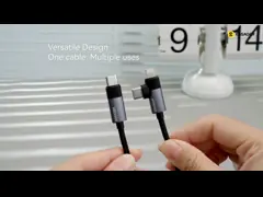ESSAGER ES-X59 Serie 2 in 1 Cavo di ricarica per illuminazione USB-A a USB-C