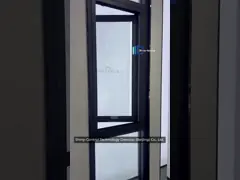 thermal aluminum casement windows double glazed tempered glass windows