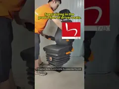 mechanical suspension high speed driver seat with height adjustment