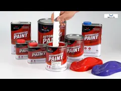 gloss black 2k scarlet red solid paint anti yellowing for car scratches 2 years shelf life