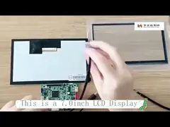 Módulo de visualización de 7 pulgadas 1024x600 Display 500 Cd/M2 Interfaz RGB