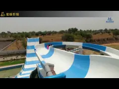 6-10mm Thickness Boomerang Slide For Water Park Produced Using Spray Up Method