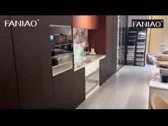 luxury modern design custom kitchen cabinet with accessories