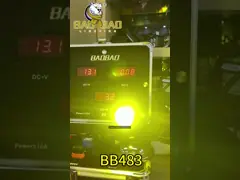 high brightness blakc casing single lens motorcycle projector led light