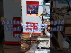 plc control copper induction forging machine device for brazing