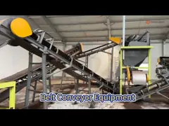 chicken manure cleaning belt vibratory conveyor organic fertilizer conveying machine