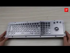 IP65/IK07 防水/防塵 工業用 ステンレス鋼キーボード タッチパッド USB インターフェイス 組み込み フロントパネル 搭載