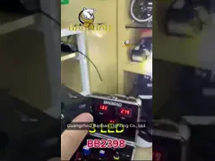 40 watts 50 watts full metal red devil eyes white yellow dual color motorcycle led fog light