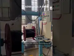 24 core adss all-dielectric self-supporting adss fiber optic cable sm g652d with aramid yarn