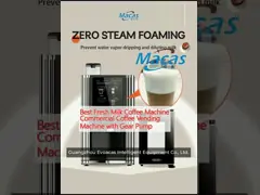 best fresh milk coffee machine commercial coffee vending machine with gear pump
